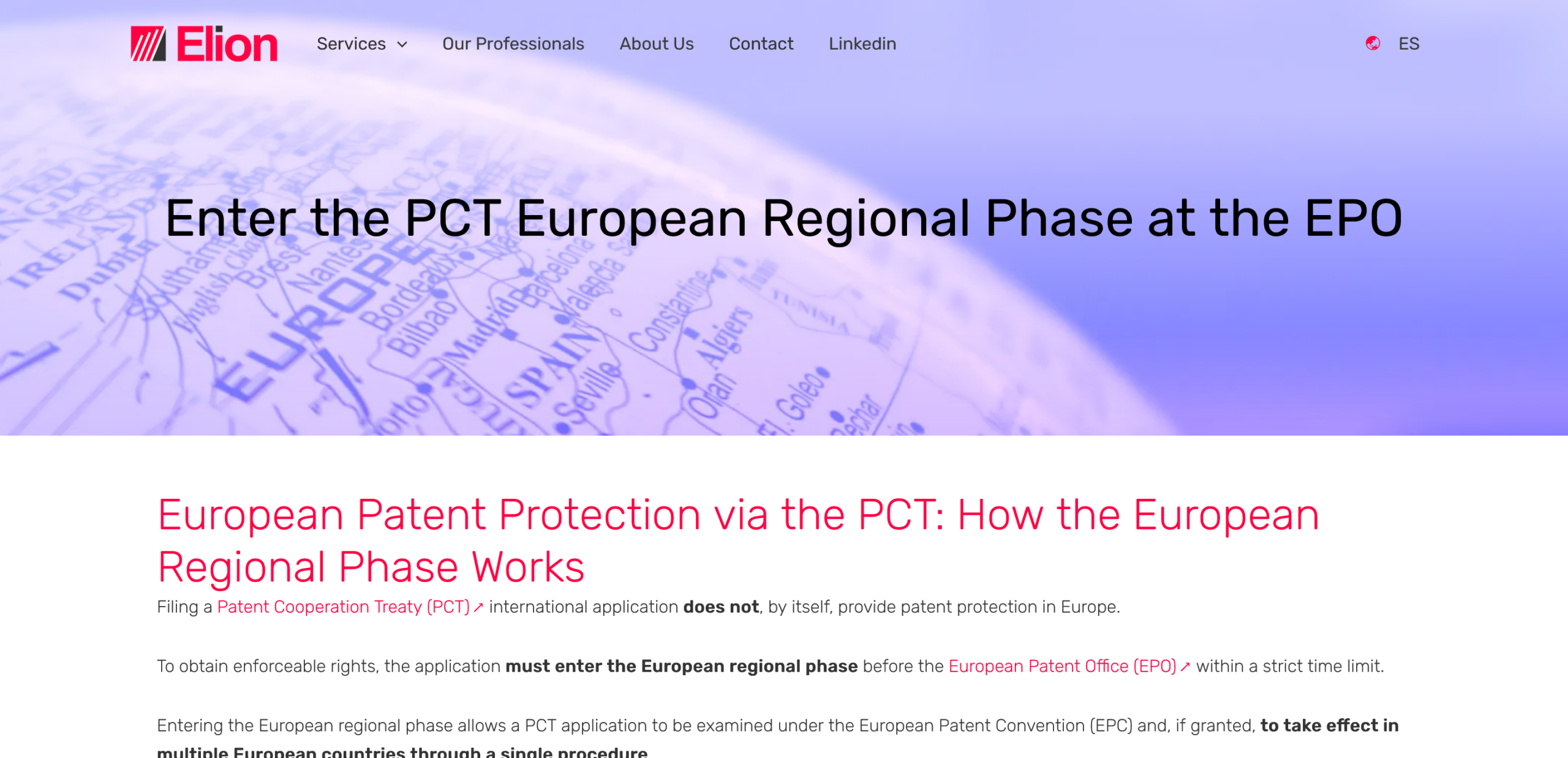 欧州特許 PCT欧州移行（EPO）｜期限・費用・手続き解説 - Elion IP